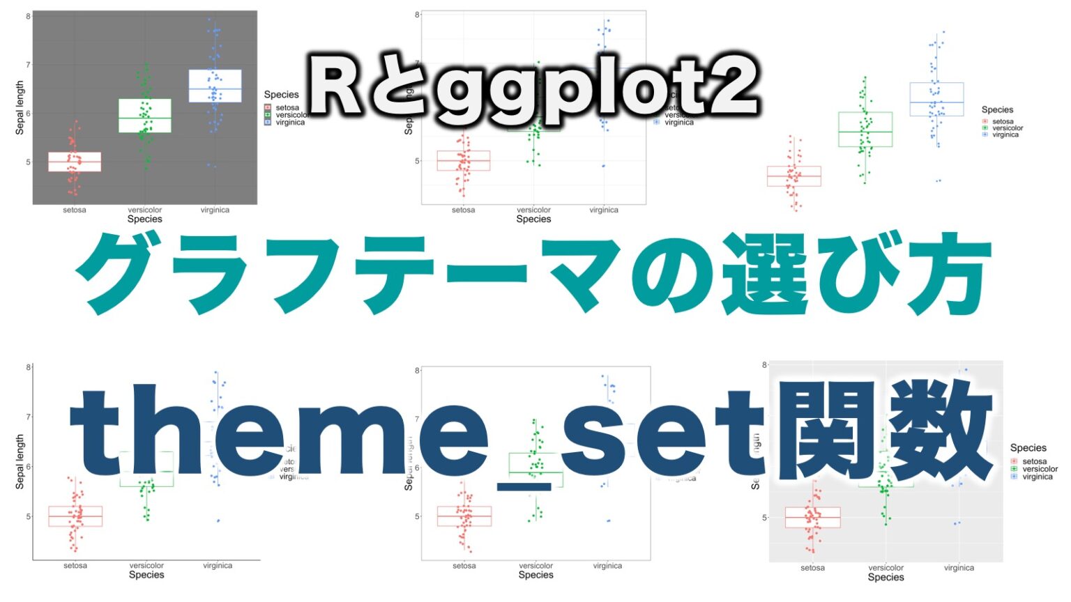 【Rとggplot2】箱ひげ図の作図（基本と色の塗り分けと平均値の入れ方など） | blue green photography